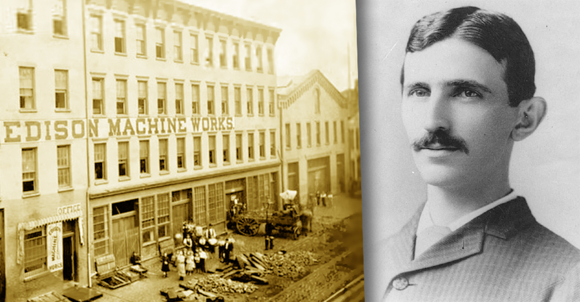 Tesla pracował u Edisona. To tam stał się prawdziwym inżynierem i ...