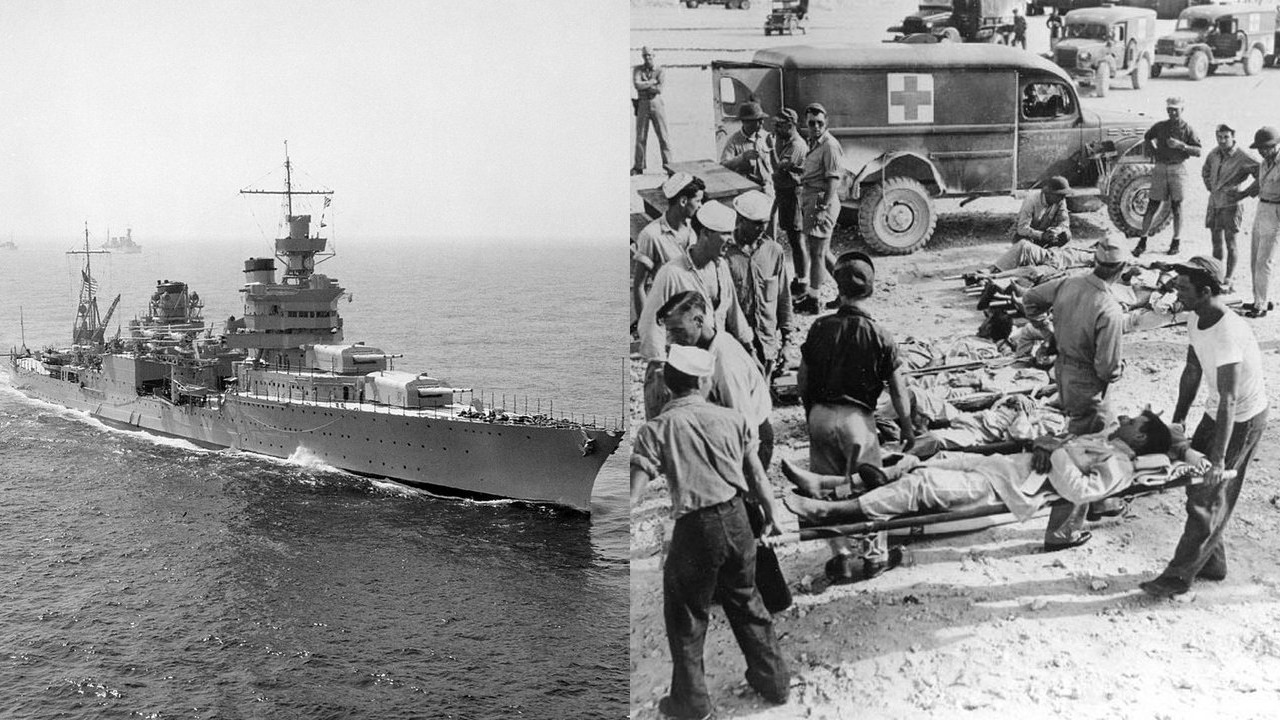 Zatopienie USS „Indianapolis”. Rekiny przez dziesiątki godzin atakowały ...