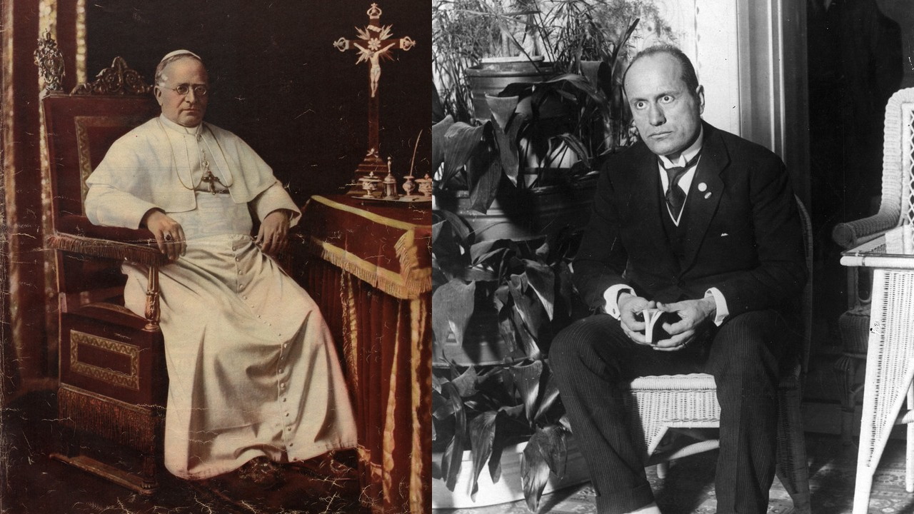 Pius XI i Mussolini. Papież gorzko pożałował układów z faszystami ...