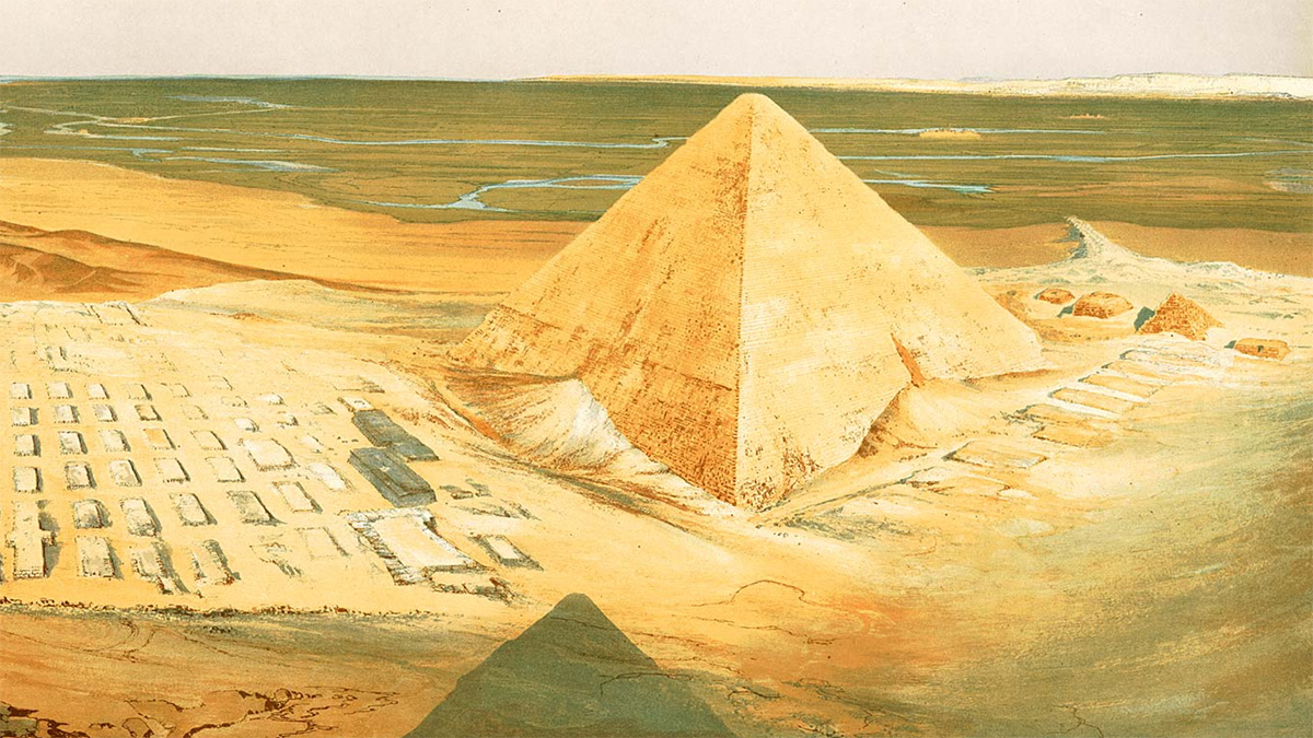 Nieznany materiał, z którego zbudowano egipskie piramidy. Zdaniem tych ...