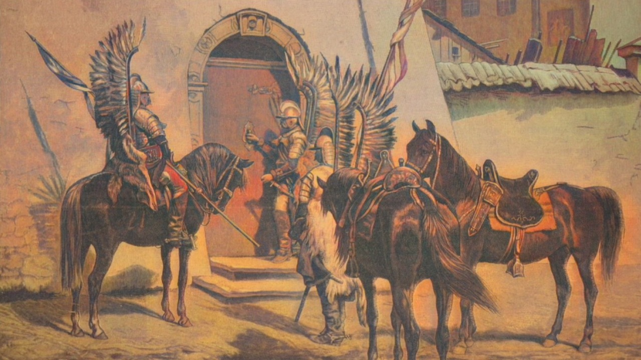 Ostatni raz gdy husarze pojawili się w pełnym rynsztunku. Sławna ...